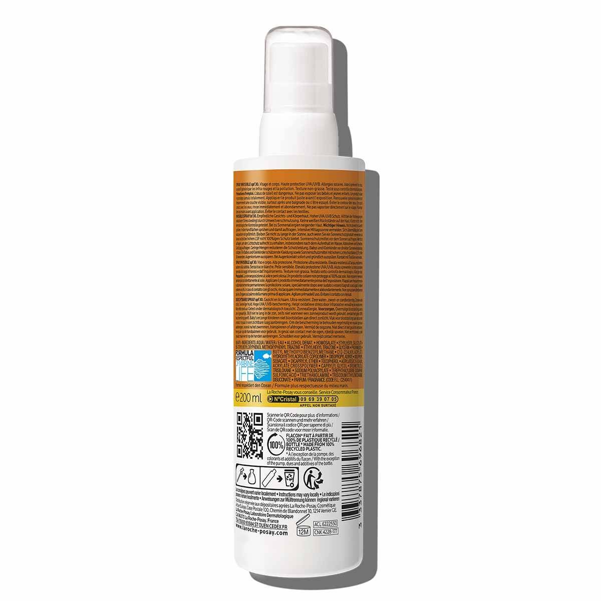 Anthelios Invisible Spray SPF 30 Αντηλιακό Σώματος