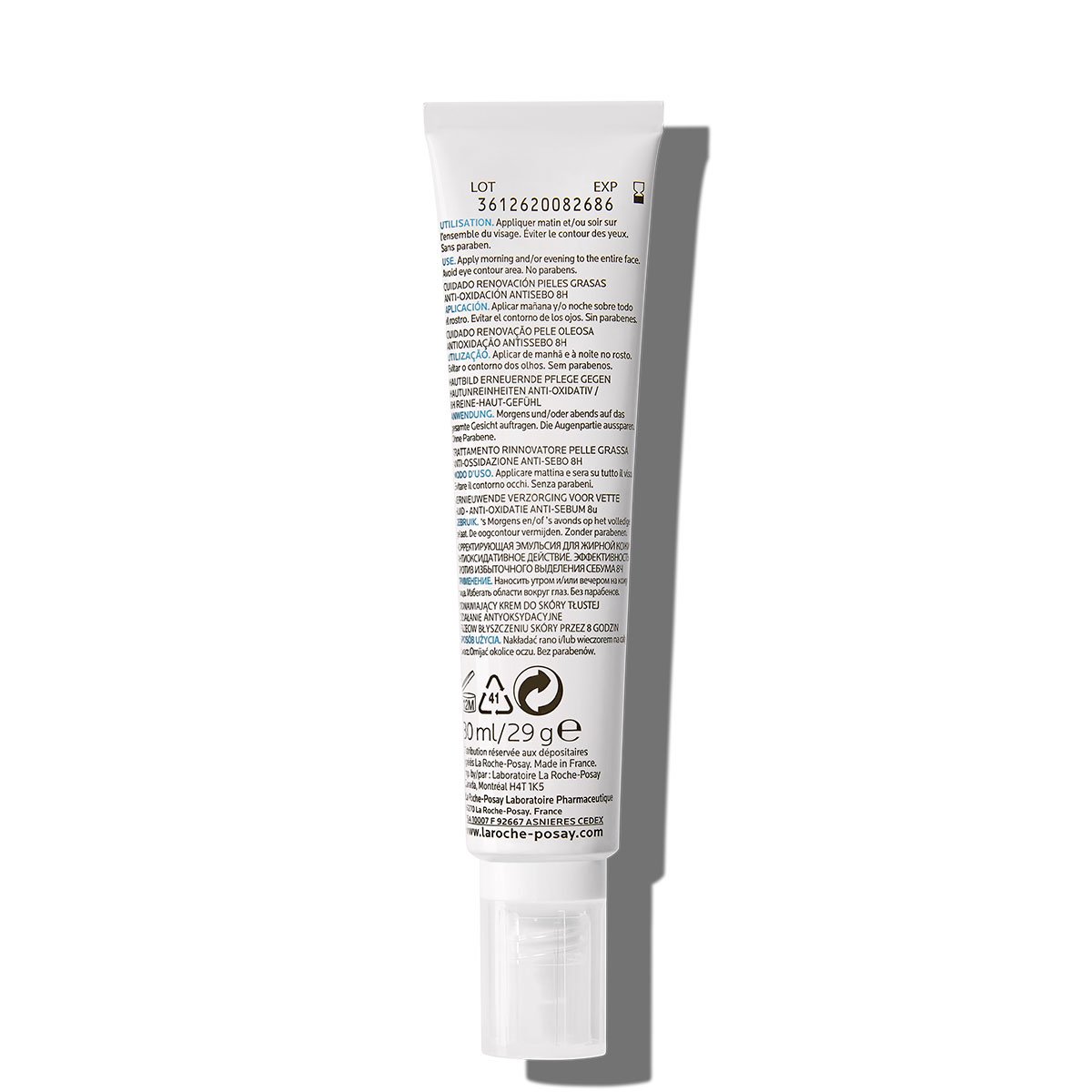 Effaclar K(+) Ενυδατική Κρέμα Προσώπου για Μικτή Επιδερμίδα