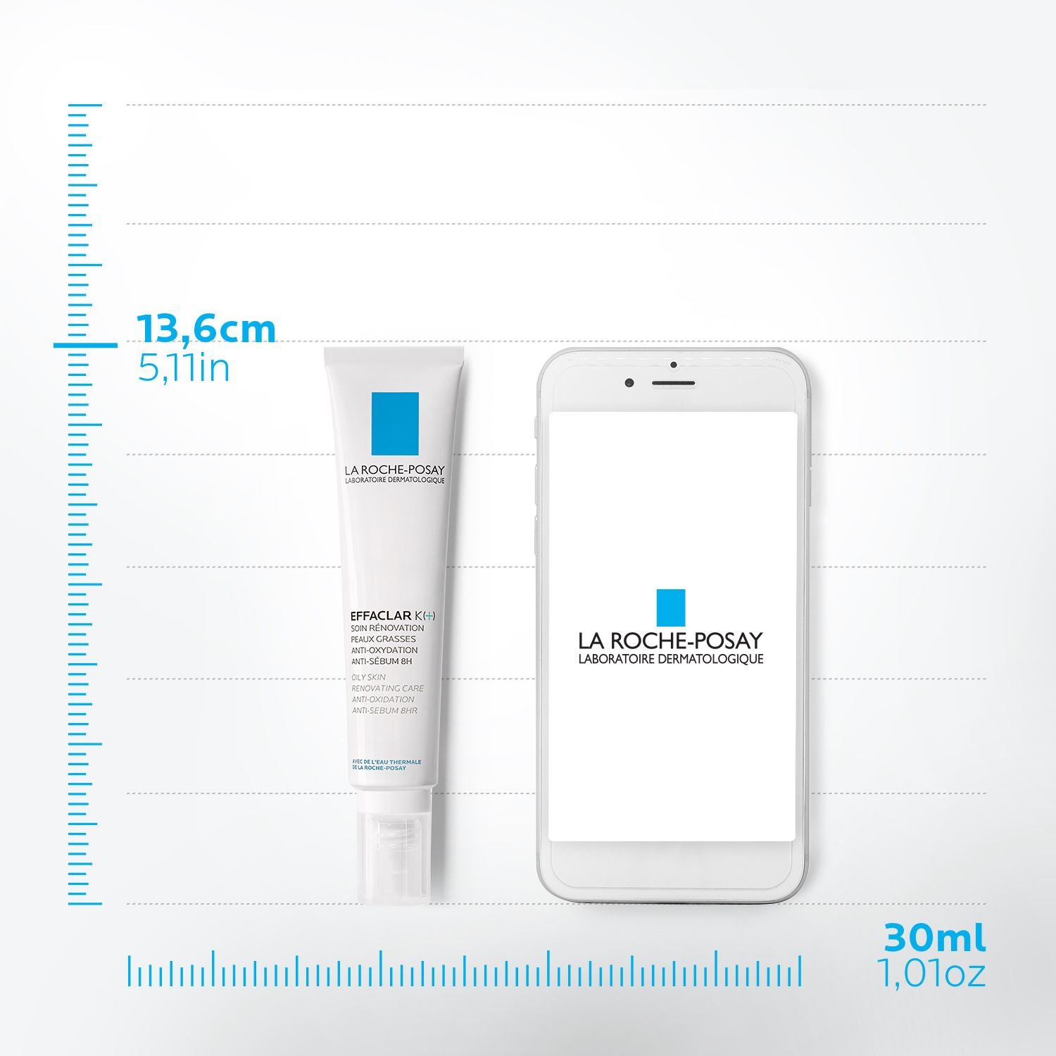 Effaclar K(+) Ενυδατική Κρέμα Προσώπου για Μικτή Επιδερμίδα