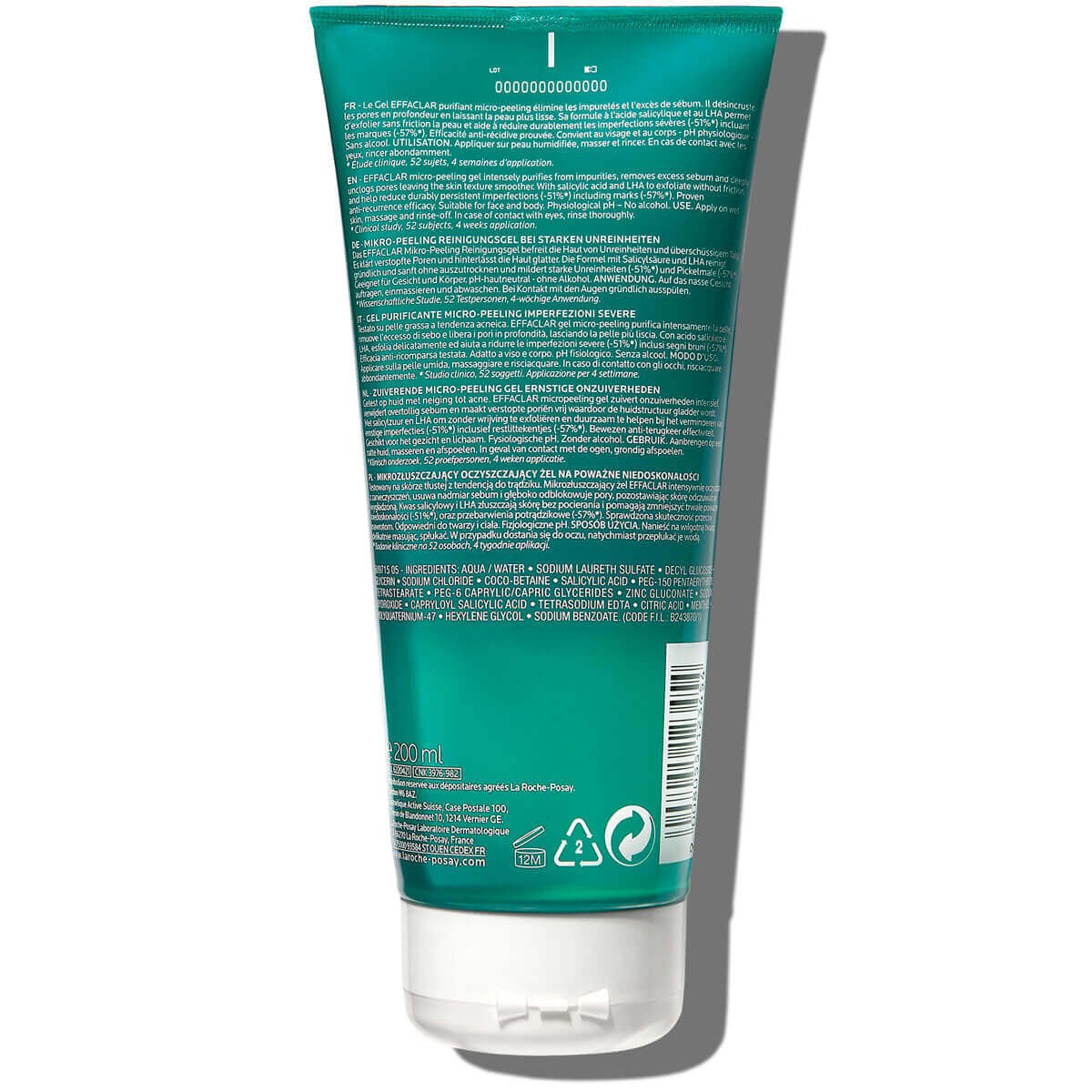 Effaclar Micro-Peeling Purifying Gel Καθαρισμού Προσώπου